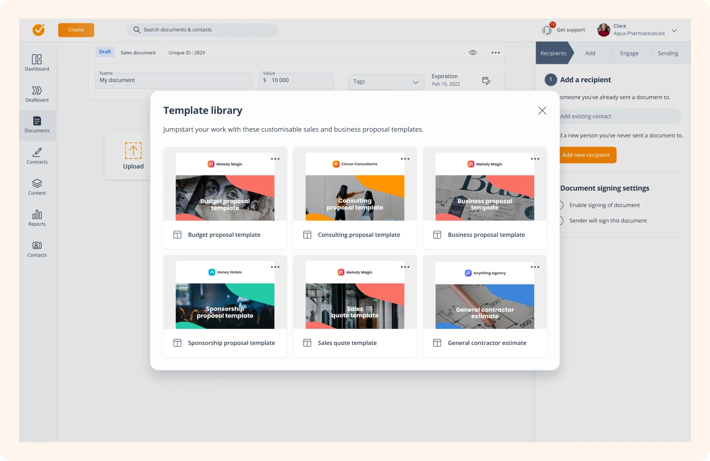 Contract Room | GetAccept